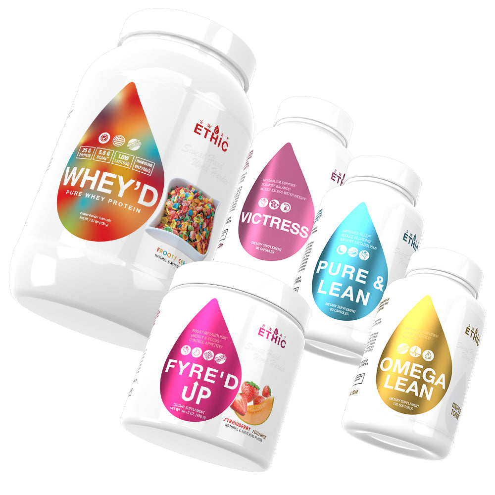 Lean Stack for Women | Weight Management Supplement Bundle – Sweat Ethic