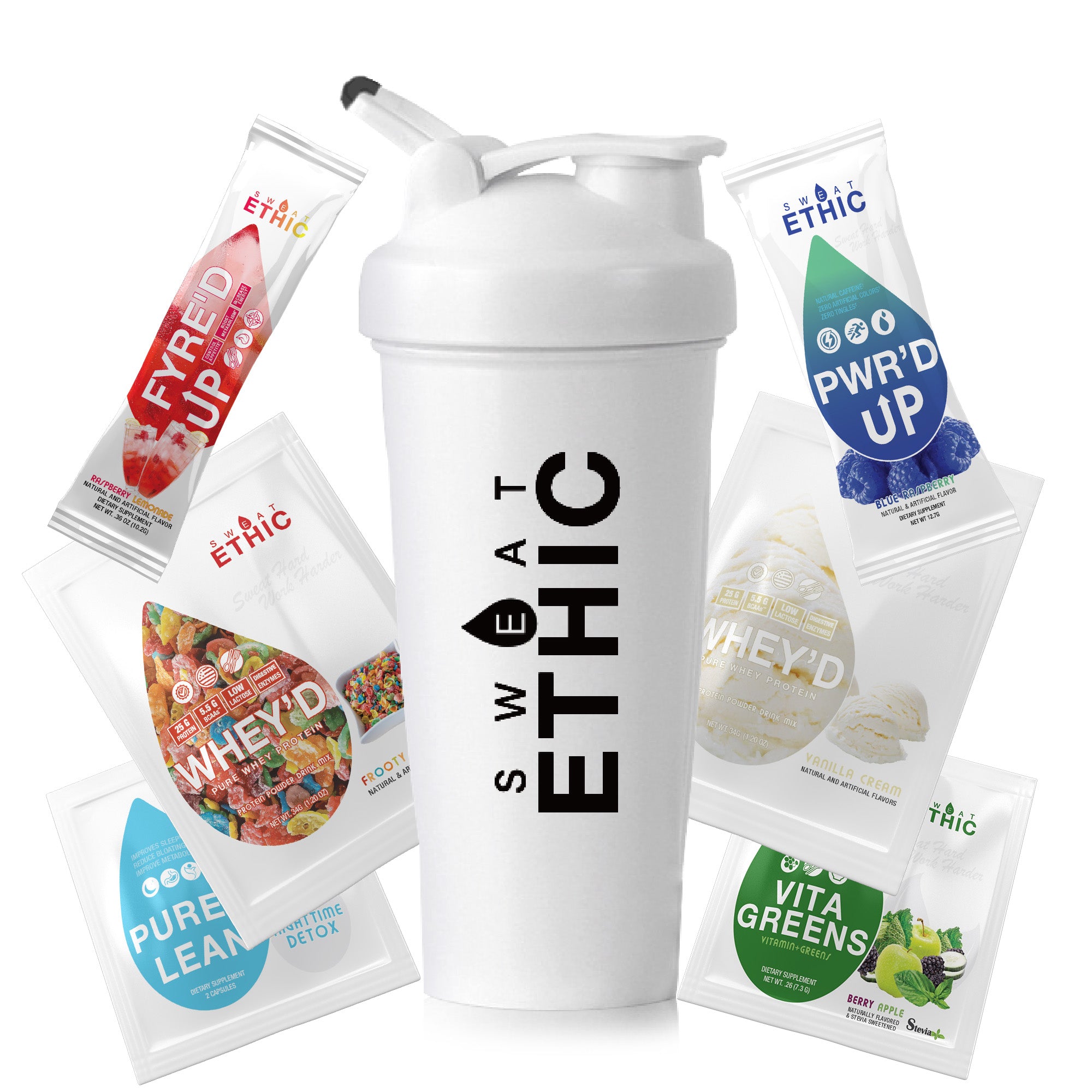 Shaker + Sample Bundle – Sweat Ethic